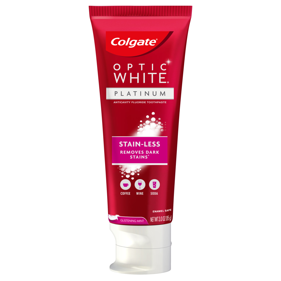 Colgate Optic White Whitening Toothpaste, Sparkling White, 3.5 ounce ...