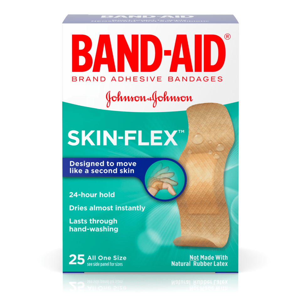 BAND AID Sheer Adhesive Bandages 3 4 X 3 100 Box Walmart