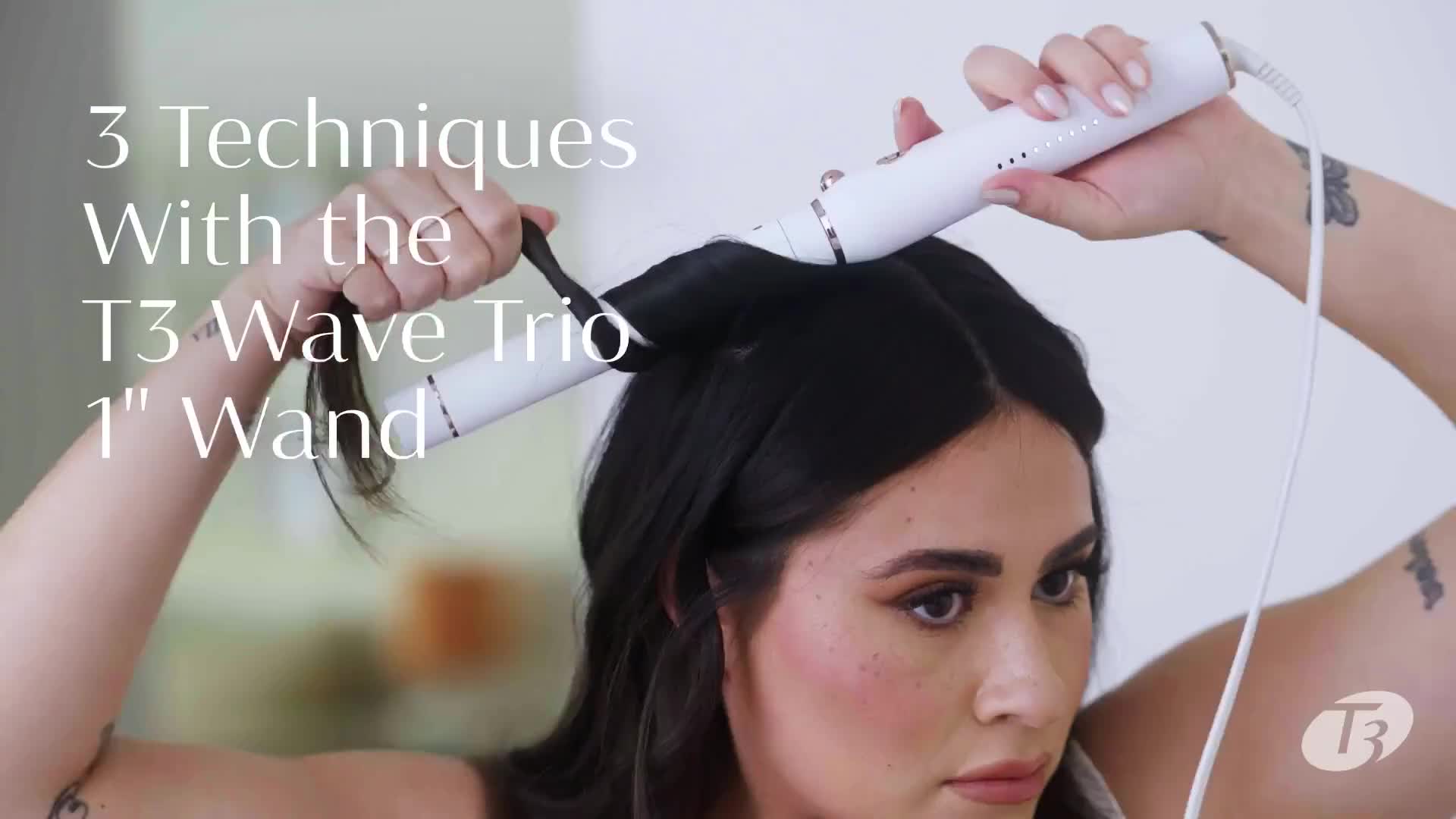 T3 - Switch Kit Wave Trio Interchangeable Curling Iron With 3 Barrels ...