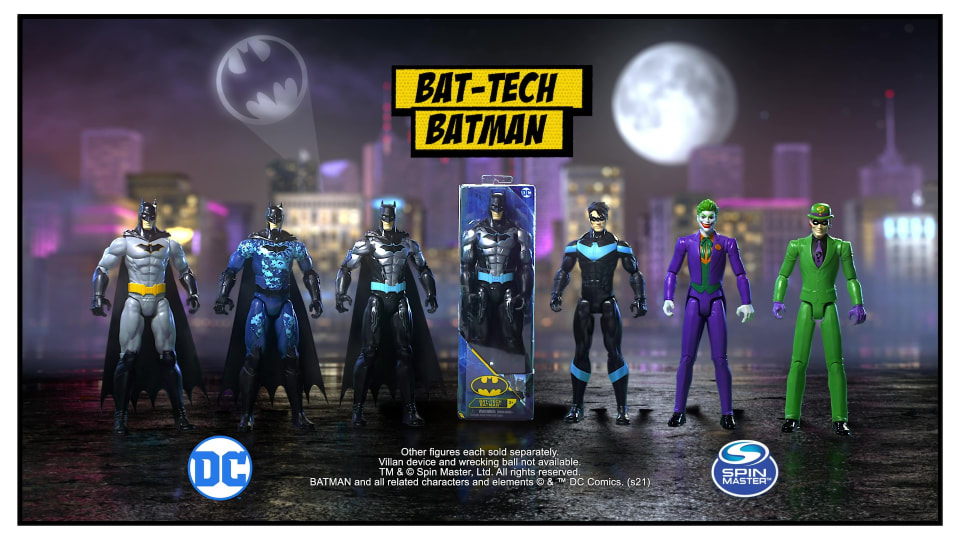 Walmart Batman 12-inch Bat-Tech Action Figure with Cloth Cape ...