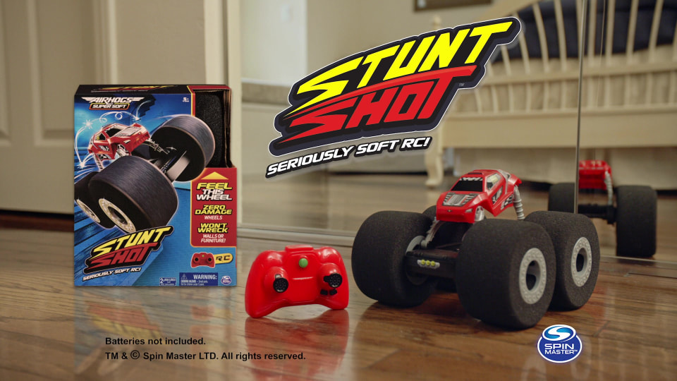 Air Hogs Super Soft Stunt Shot, Indoor RC Stunt Vehicle with Soft ...