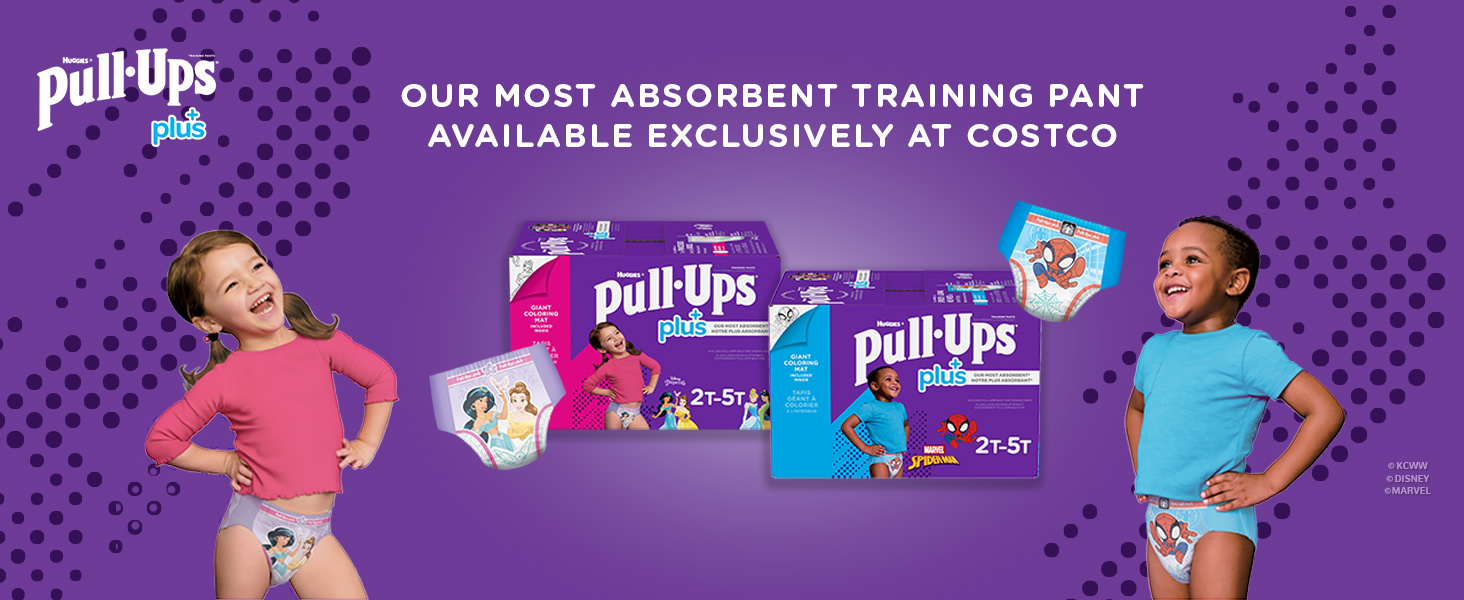 Huggies Pull-Ups Plus Training Pants For Boys – WePaK 4 U Inc.
