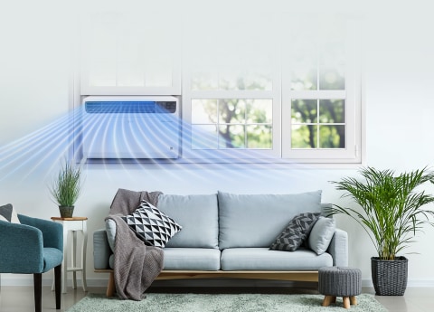 Lg lgac lw1517ivsm 15000 btu window air conditioner with inverter store