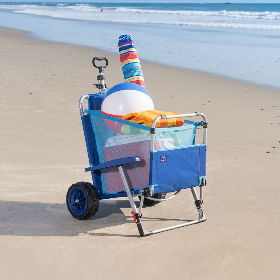 Mac Sports Beach Day Lounger Combo Cart – Homesmartcamera