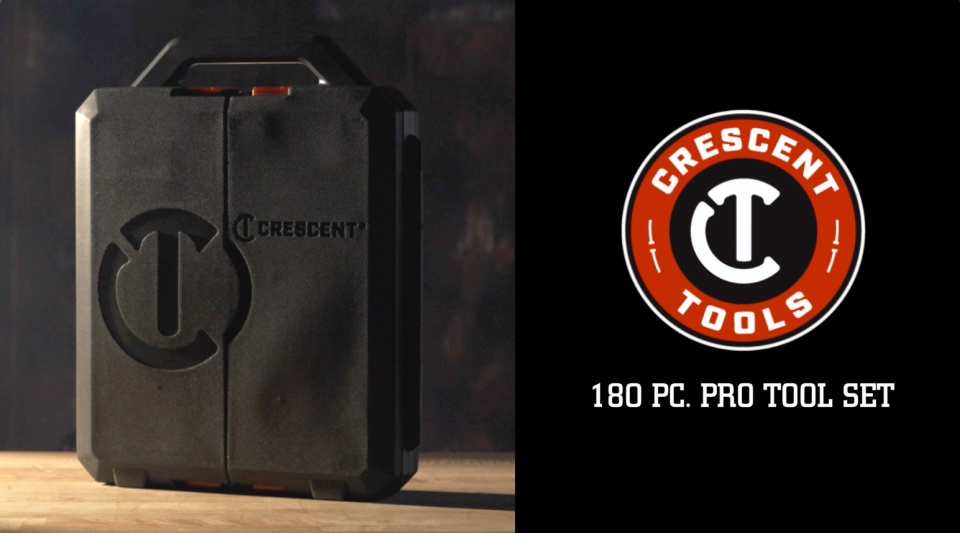 Crescent-CTK180 180 Piece 1/4in. and 3/8in. Drive 6 Point SAE/Metric ...