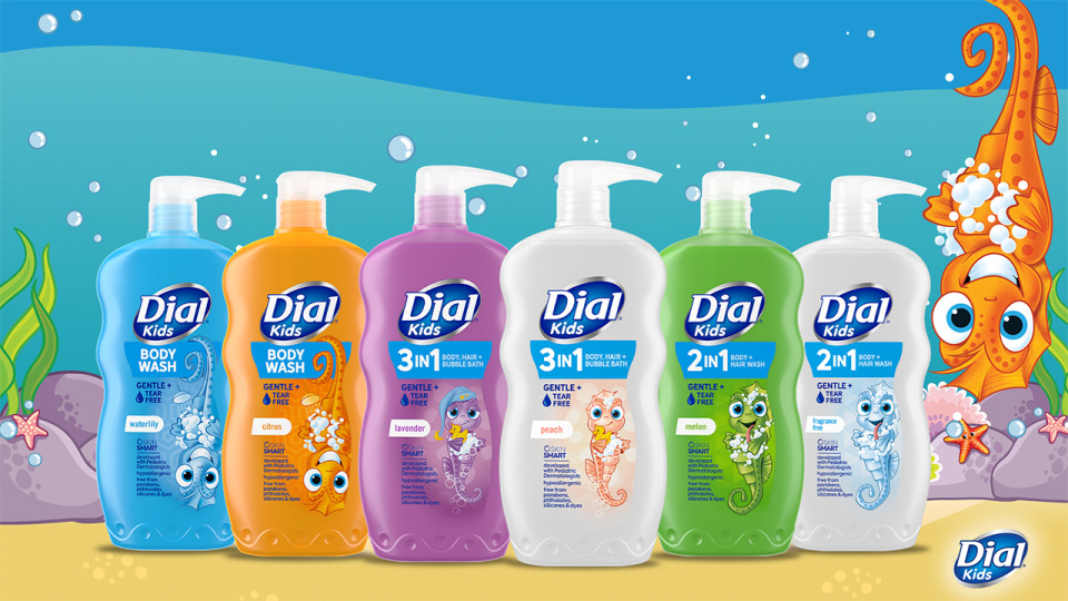 Dial Kids 2-in-1 Body+Hair Wash, Melon, 24 fl oz - Walmart.com