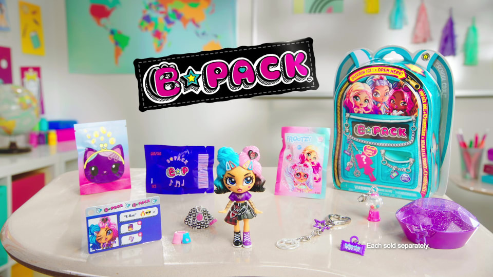 B Pack, Deluxe Reina Reef 3.5-inch Doll and Playset with 11 Surprises ...
