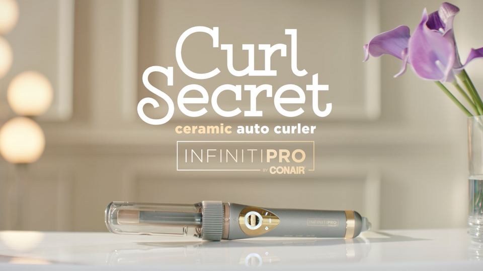 INFINITIPRO by CONAIR Curl Secret, Automatic Curling Iron with Dual ...