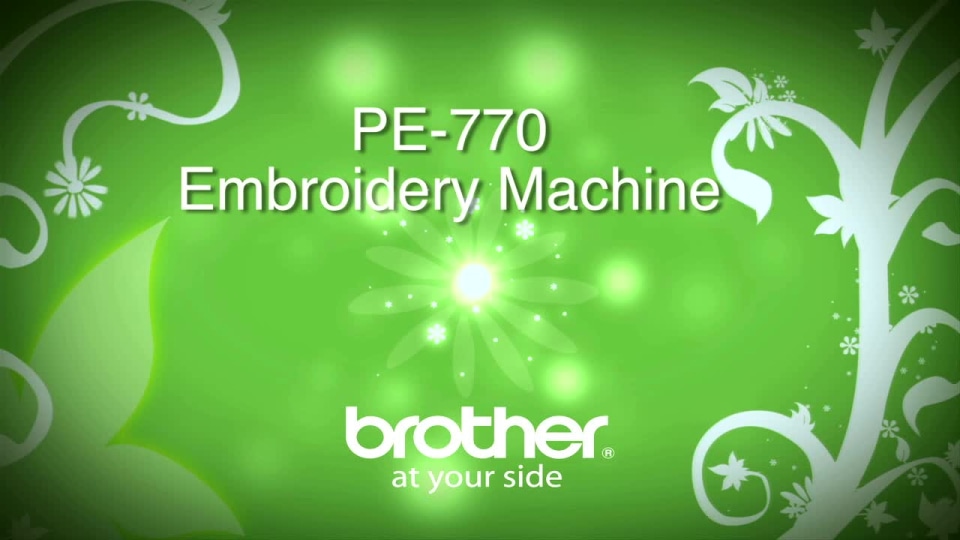 Brother PE770 Computerized Embroidery Machine with 5 x 7 Hoop Size ...