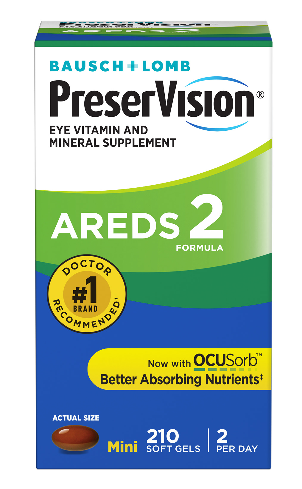 PreserVision AREDS 2 Formula, 210 Soft Gels – Emmanta