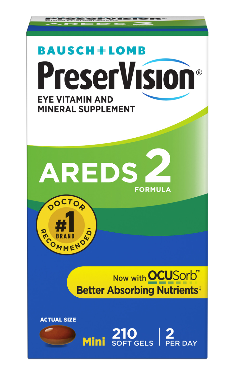 PreserVision AREDS 2 Formula, 210 Soft Gels – Emmanta
