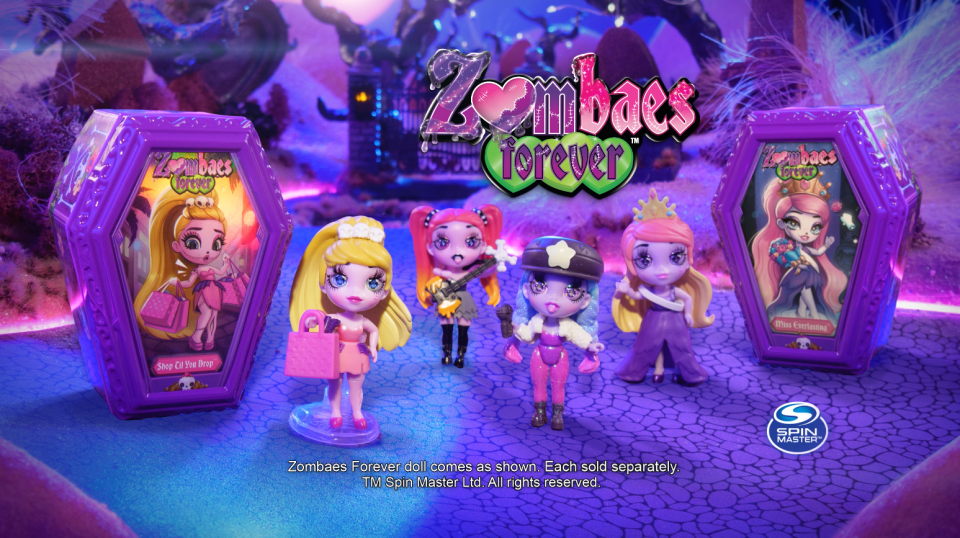 Zombaes Forever, Surprise Collectible Zombie Figure, Doll Accessories ...