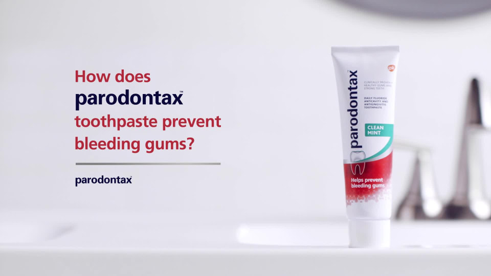 Parodontax Anti Gingivitis Toothpaste, Clean Mint, 3.4 oz, 3 Pack for ...