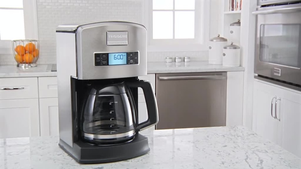Frigidaire Professional FPDC12D7MS - Coffee maker - 12 cups - brushed ...