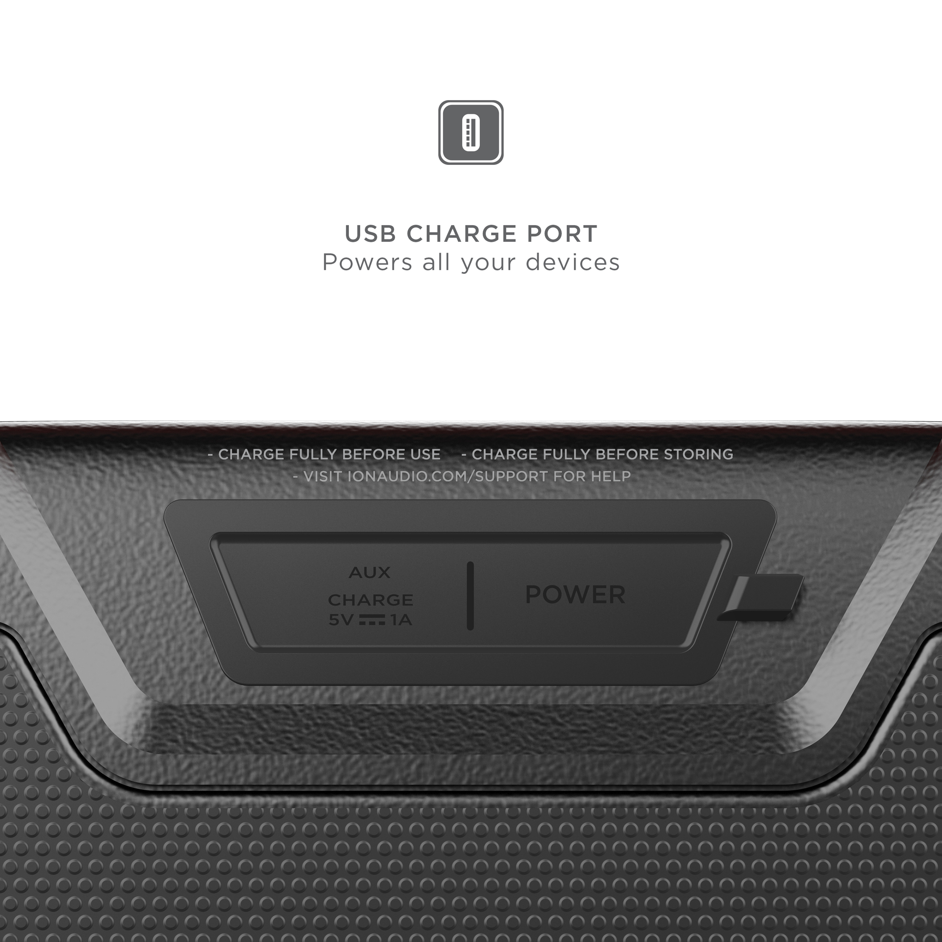 ION Audio Pathfinder Go Portable All-Weather Bluetooth Enabled Speaker ...