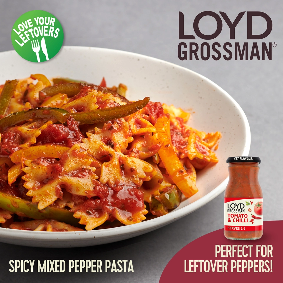 Logotipo De Loyd Grossman Pasta Sauces Chilli Red Curry Korma Cooking