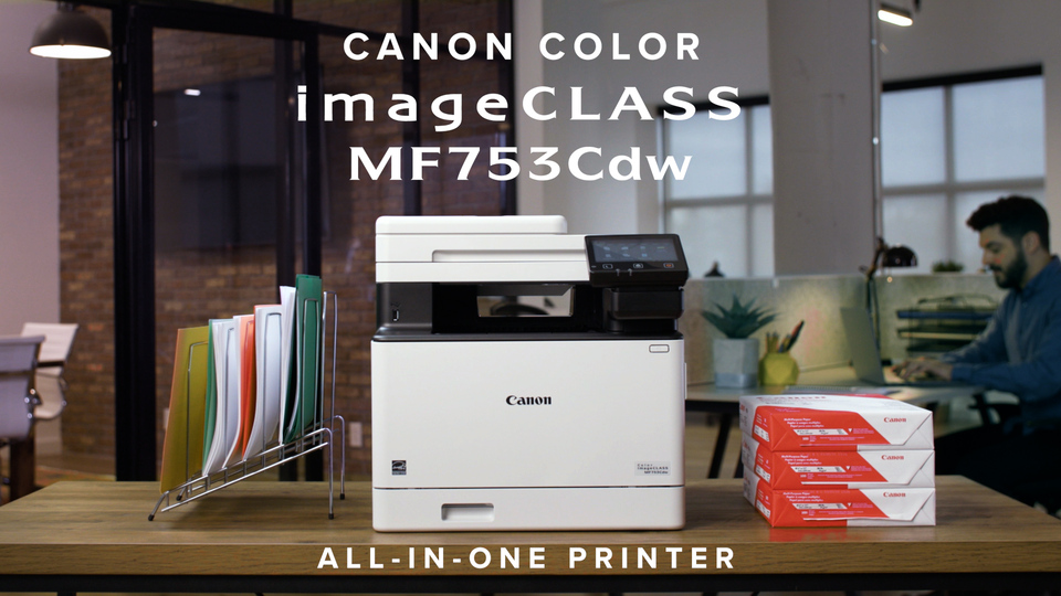 Canon imageCLASS MF753Cdw Wireless Duplex Laser Printer, Scanner ...