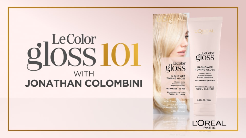 L'Oreal Paris Le Color Gloss One Step Toning Gloss Hair Color, Rich ...