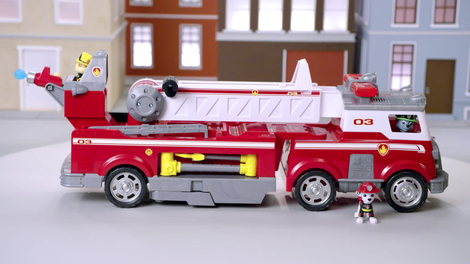 PAW Patrol Ultimate Rescue Fire Truck with Extendable 2 ft. Tall Ladder ...