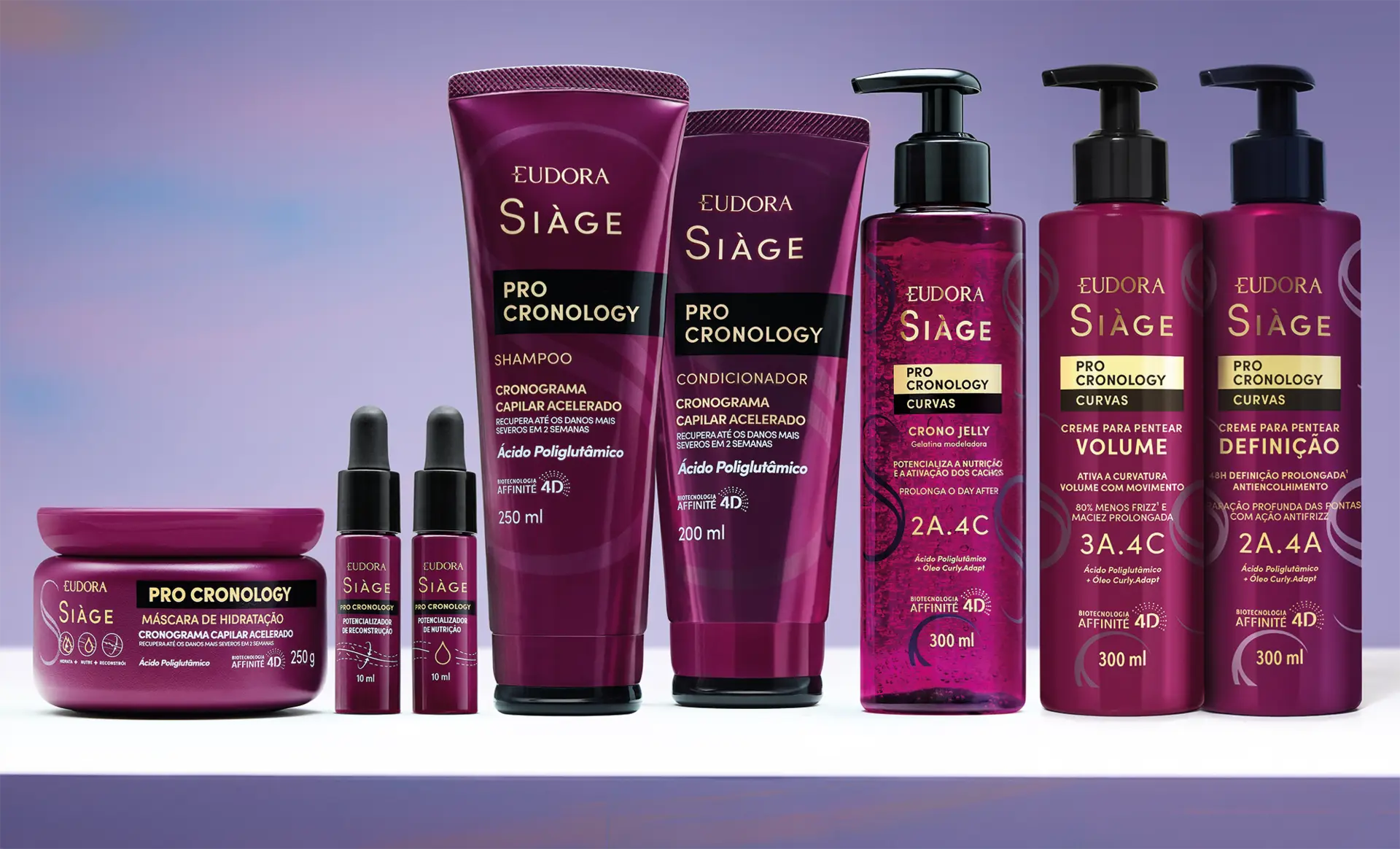 Eudora Siàge Pro Cronology Curvas Definição Creme de Pentear - Época ...