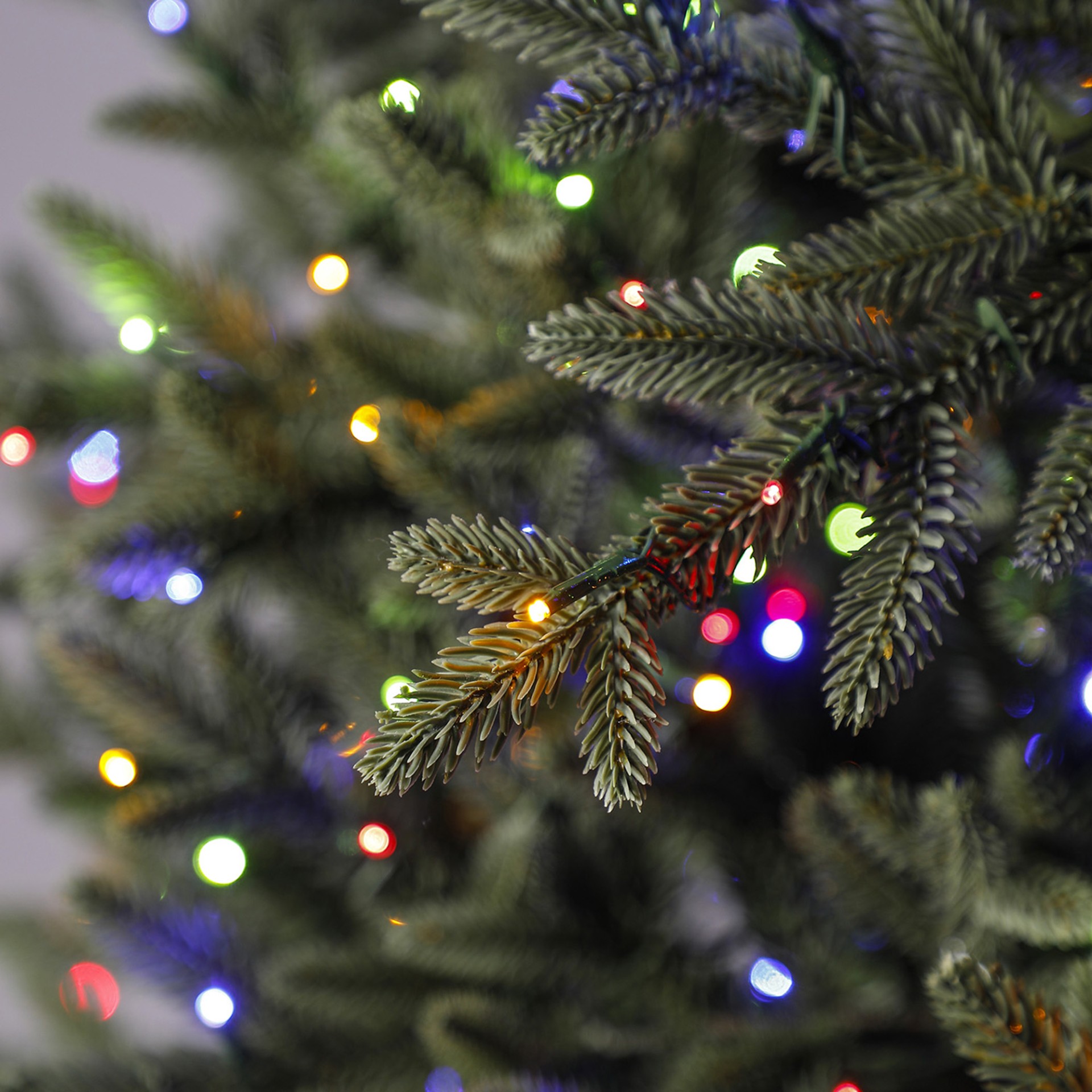 12′ Pre-Lit Radiant Micro LED Artificial Christmas Tree - Adjustable Trees