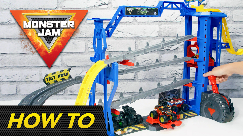 Monster Jam Garage Playset and Storage - Walmart.com