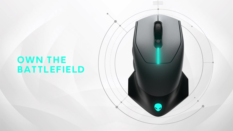 New Alienware Wired/Wireless Gaming Mouse AW610M - Walmart.com