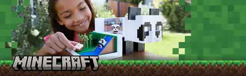Cabeza De Panda De Minecraft Minecraft Mob Head Minis Panda Playhouse