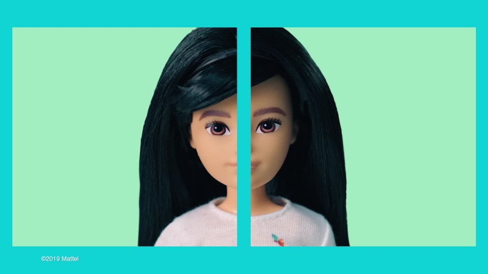 Creatable World Deluxe Character Kit Customizable Doll, Black Braided ...