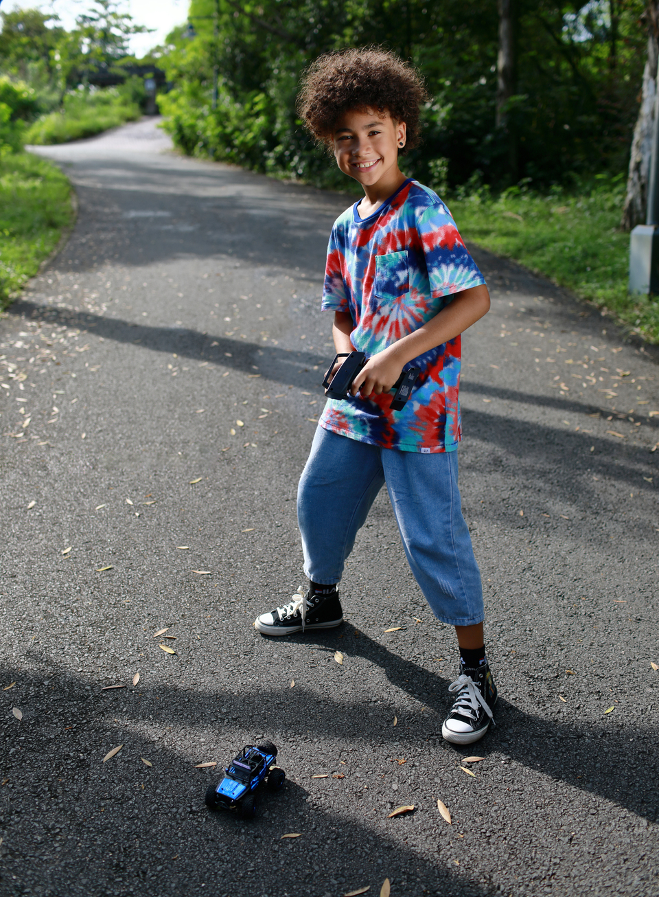Power Craze Safari Racer High Speed Buggy- Blue - Remote Control- 1:24 ...