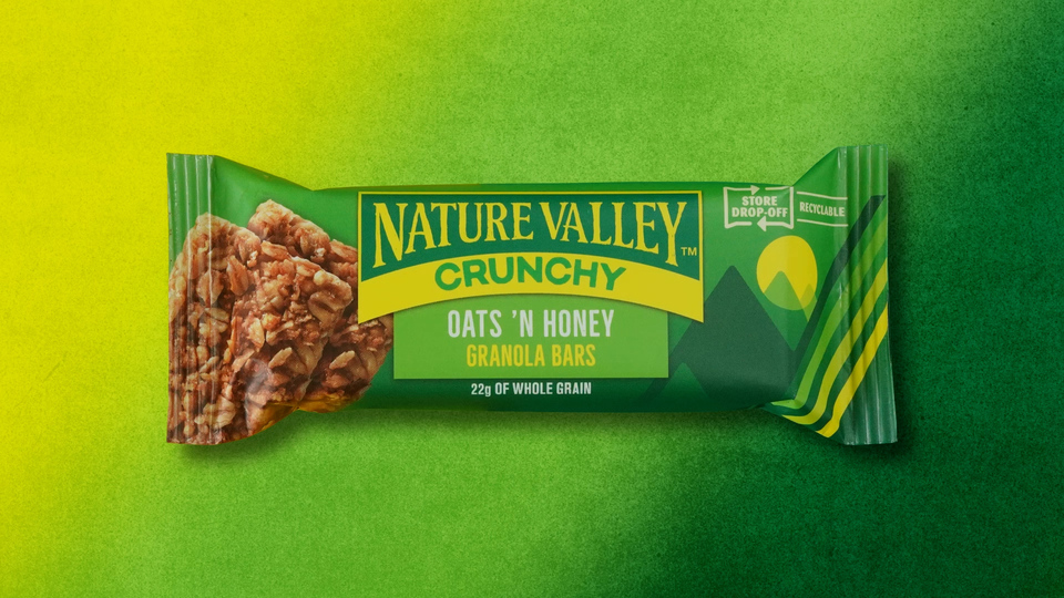 Nature Valley Strawberry Granola Wafer Bars, Whole Grain, 5 Bars in 6.5 ...