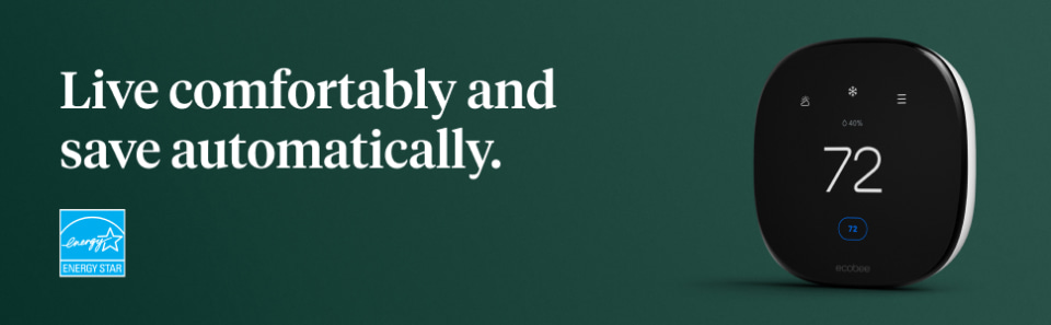 ecobee Smart Thermostat Enhanced - Black | Ecobee Dubai