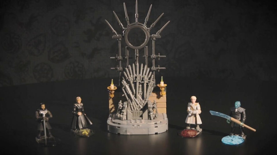 Mega Construx Game of Thrones Iron Throne Set, Collector's Building ...