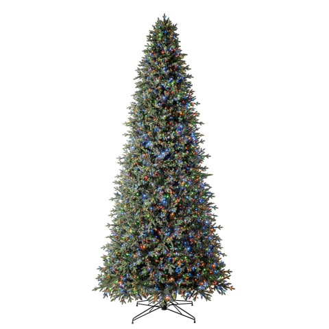 12′ Pre-Lit Radiant Micro LED Artificial Christmas Tree - Adjustable Trees