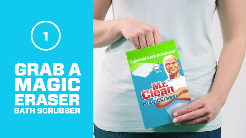 Mr. Clean Magic Eraser Bath, Cleaning Pads with Durafoam, Meadows ...