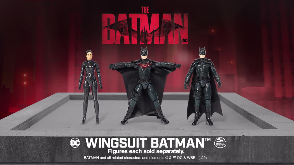 DC Comics Batman 12-inch Wingsuit Action Figure for Kids New Adventures ...
