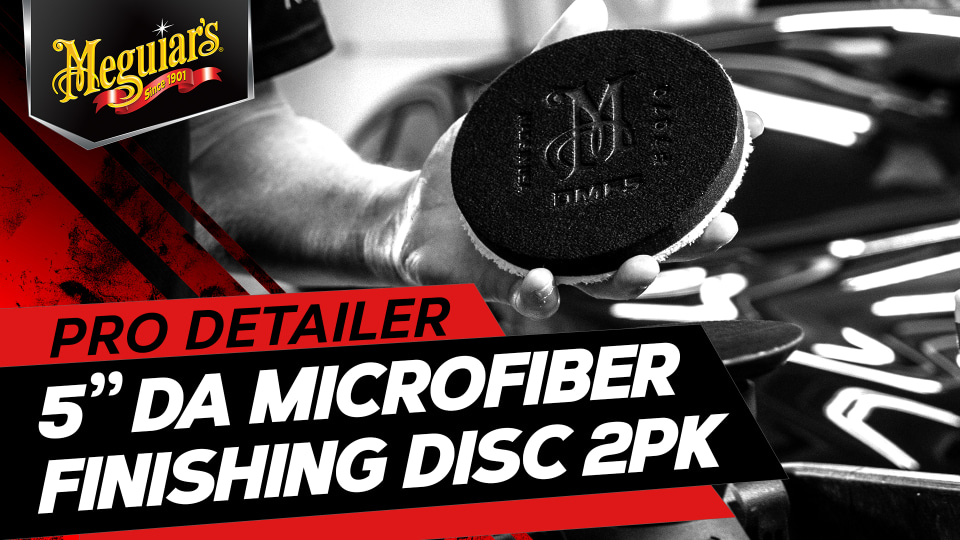 Meguiar's 5" DA Microfiber Finishing Disc - Microfiber Pad to Polish ...