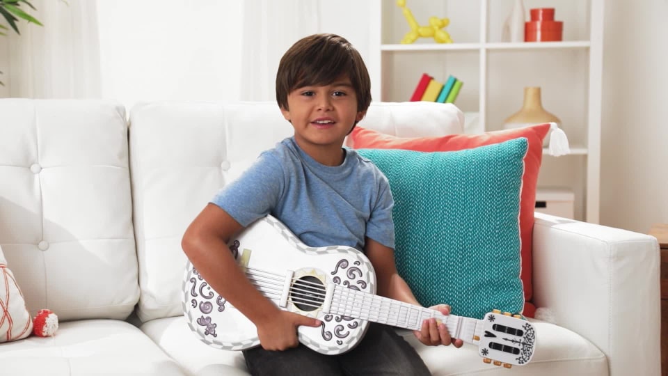 Disney Pixar Coco Light-Up Interactive Miguel Guitar Toy for Kids ...