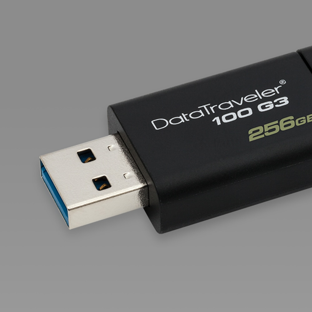 Unidad Flash USB 3.0 Kingston DataTraveler 100 G3 de 128 GB. Kingston DT100G3/128GB – Sedelec