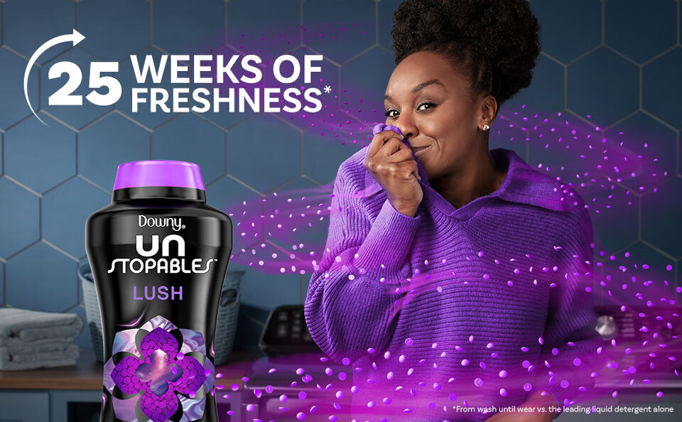 Downy Unstopables In-Wash Scent Booster Beads, 34 oz. - LUSH– Brands ...