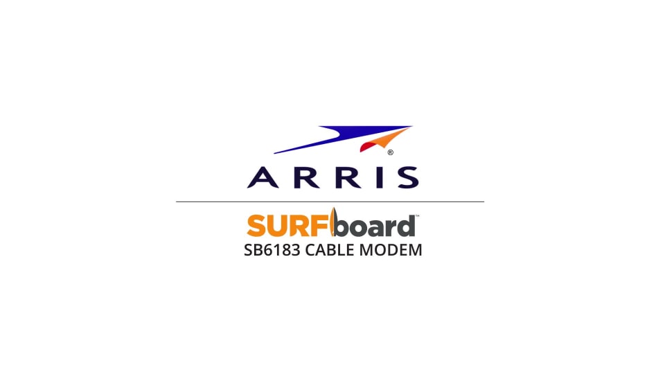 ARRIS Arris SURFboard SB6183 Cable Modem - 1 x Network (RJ-45) - F-type ...