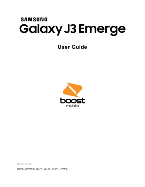 Boost Mobile Samsung J3 Emerge 16GB Prepaid Smartphone, Black - Walmart ...