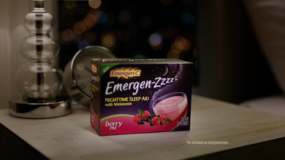 Emergen-Zzzz Nighttime Sleep Aid Supplement Powder, Berry Pm, 24 Ct ...