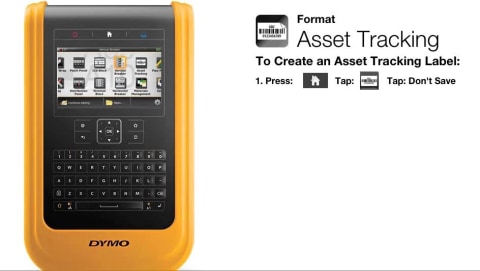 DYMO XTL 500 Industrial Label Maker Kit, 28mm/Second, 16 1/8w x 5 3/4d ...