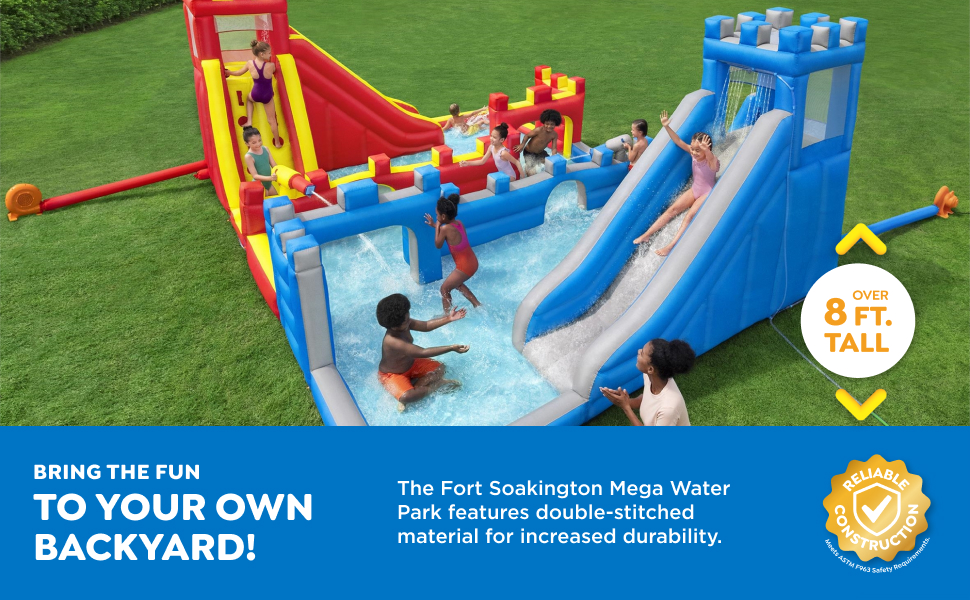 [Costco] $399 H2OGO! Fort Soakington Kids Inflatable Mega Water Park ...