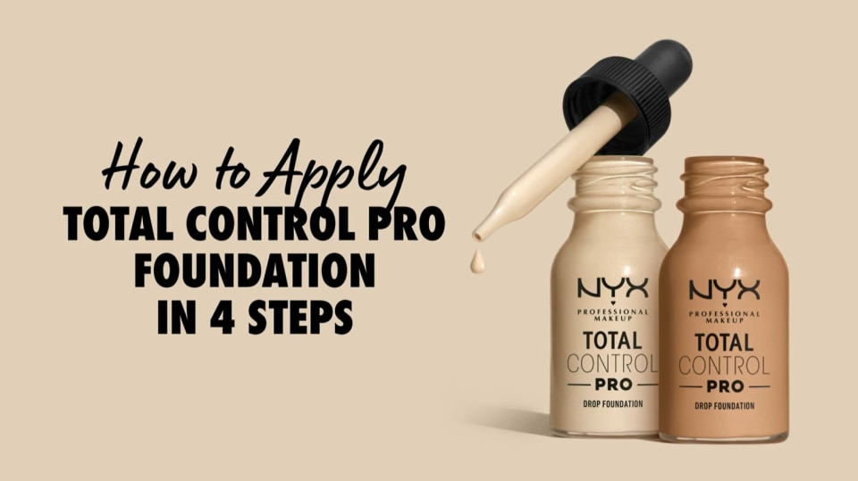 NYX Professional Makeup Total Control Pro Drop Foundation, Naturally ...