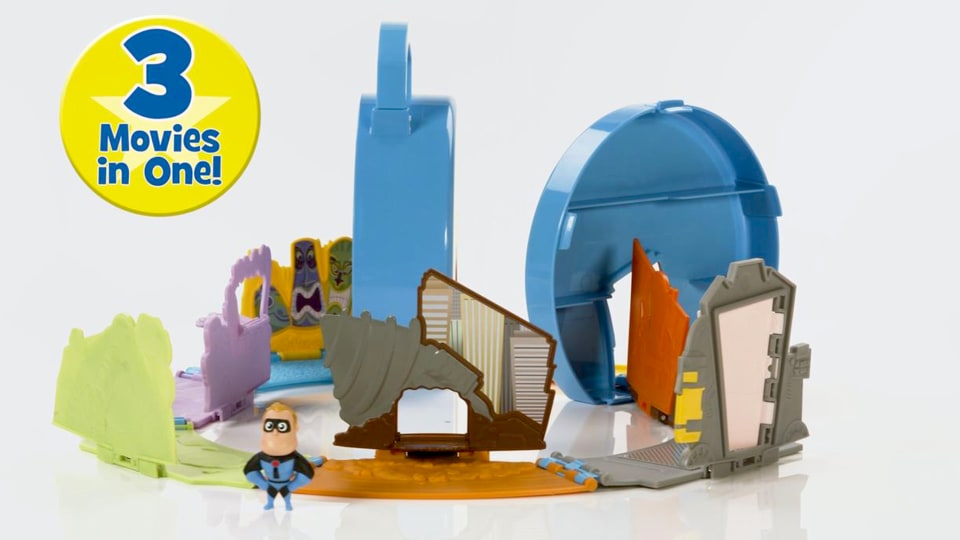 Disney/Pixar Minis World Of Pixar Playset With Figure - Walmart.com