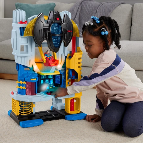 Imaginext DC Super Friends Ultimate Headquarters Playset with Batman Figure 10 Piece Preschool Toy Toys R Us Canada