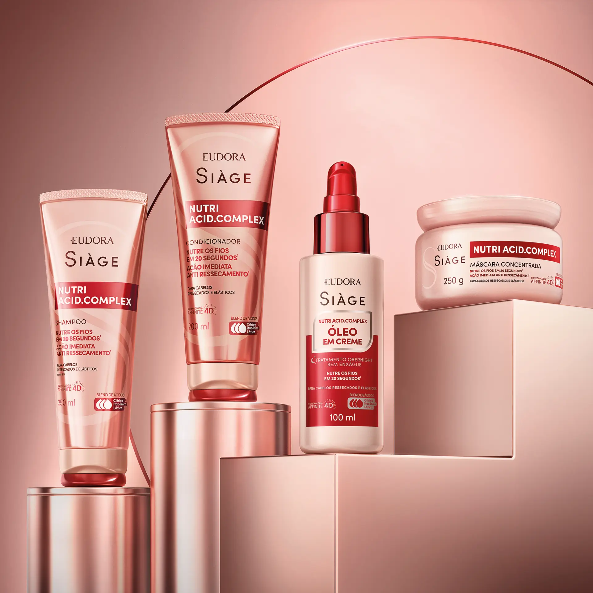 Shampoo Eudora Siàge Nutri Acid.Complex - Época Cosméticos | Época ...