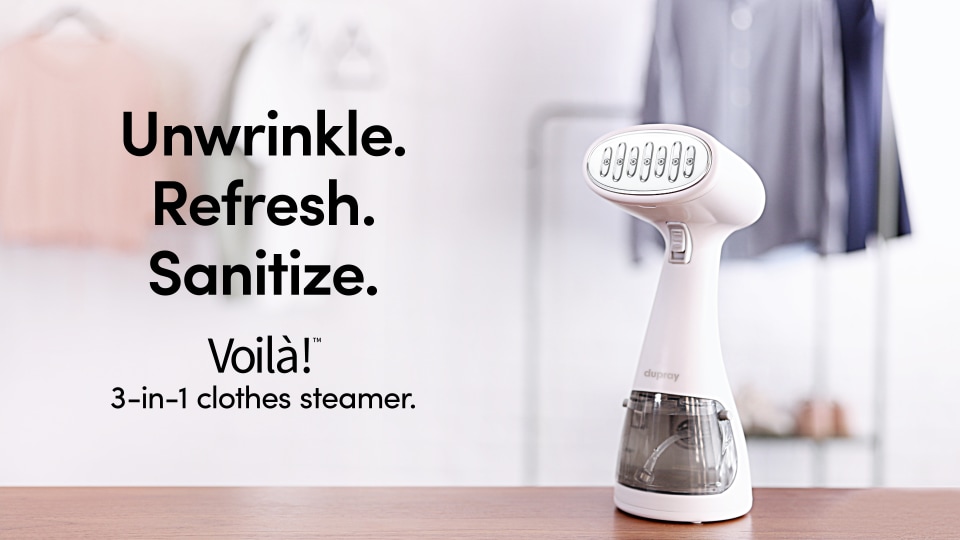 Free Shipping! Dupray Voila 3-in-1 Steamer for Clothes, Handheld ...